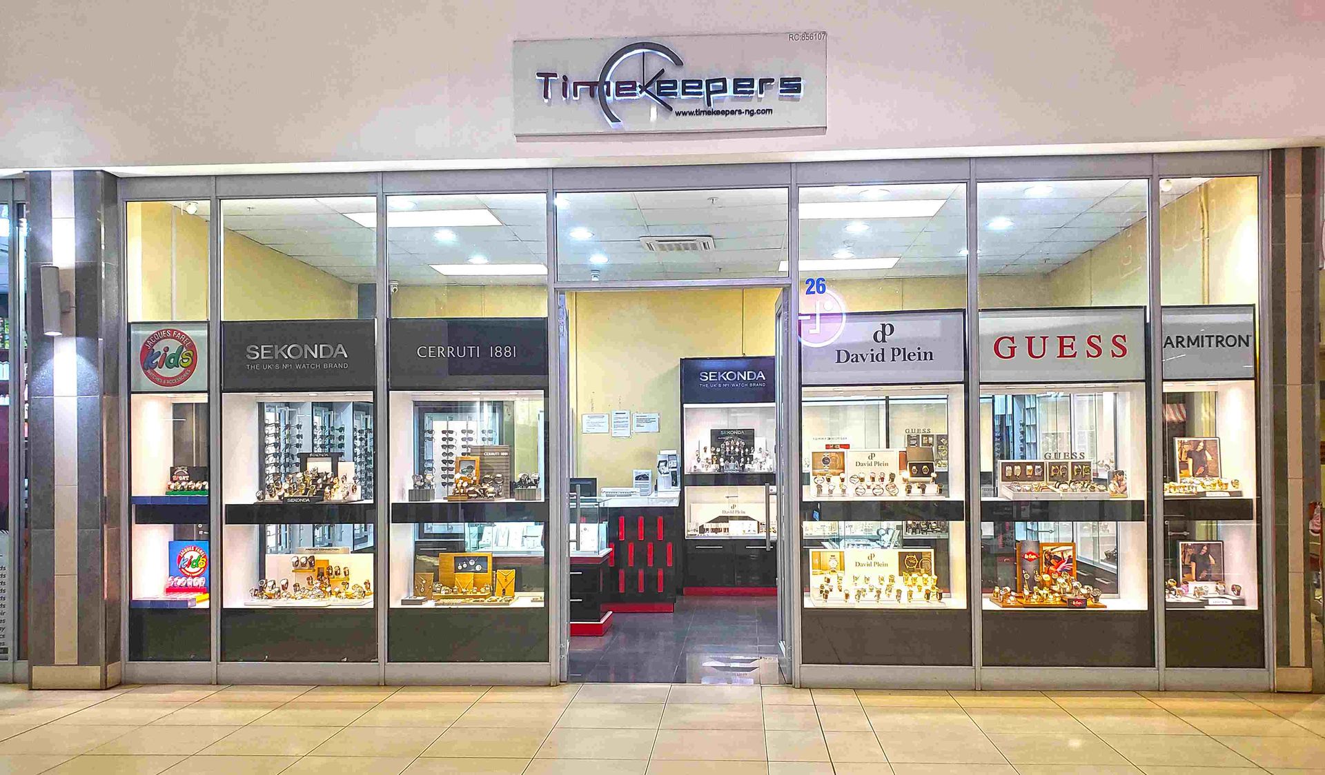 Store Locator | Timekeepers Nigeria - Buy Designer Watches & Jewelry Online